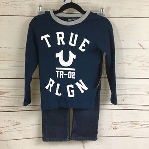 True Religion Matching Sets | New Kids Star Tr Romper Xl | Poshmark